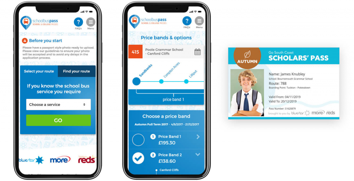 School Bus Pass Website Case Study | Website Vision